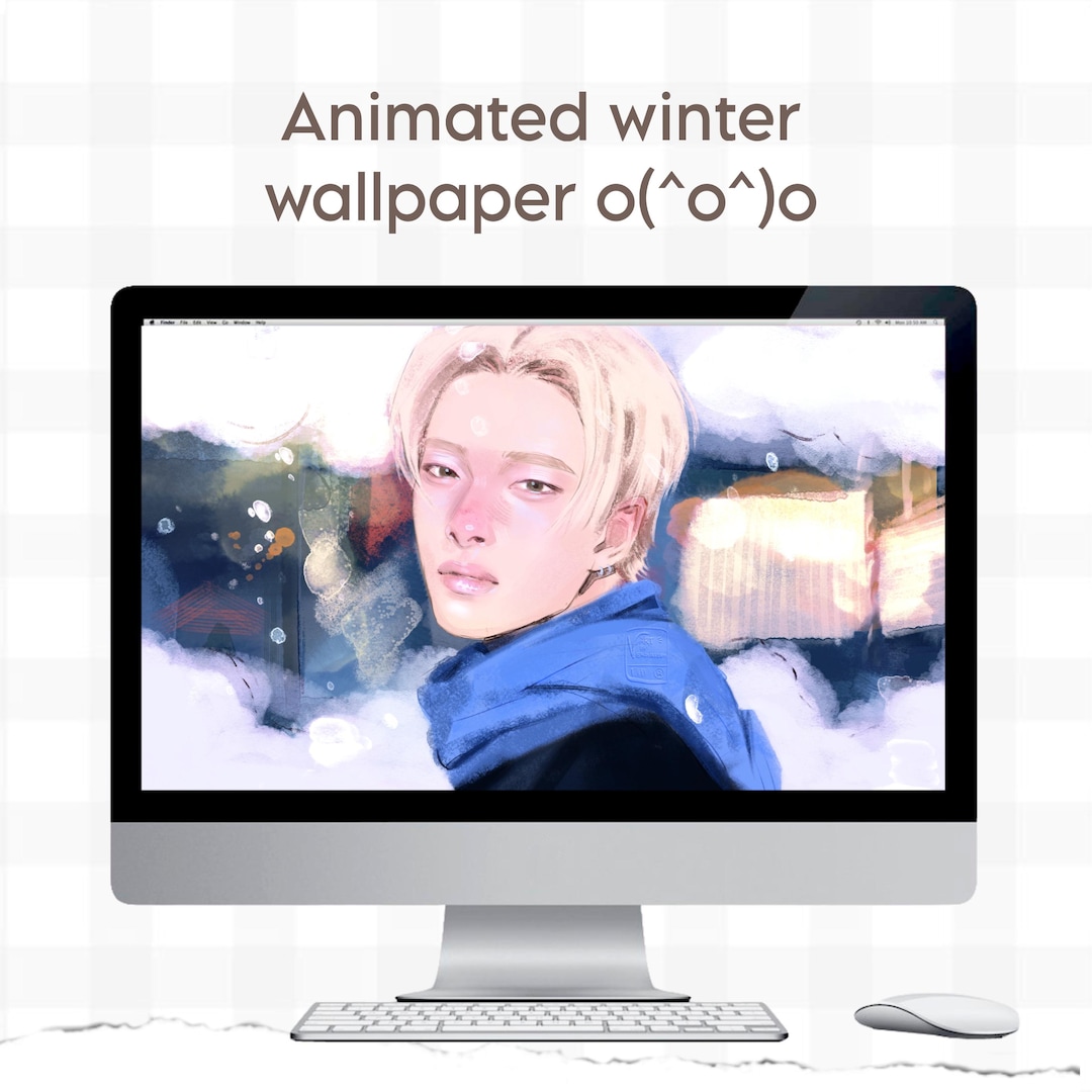 K-POP ANIMATED WALLPAPER Niki Inspired Illustration - Etsy