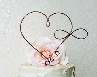 Infinity cake topper | Etsy