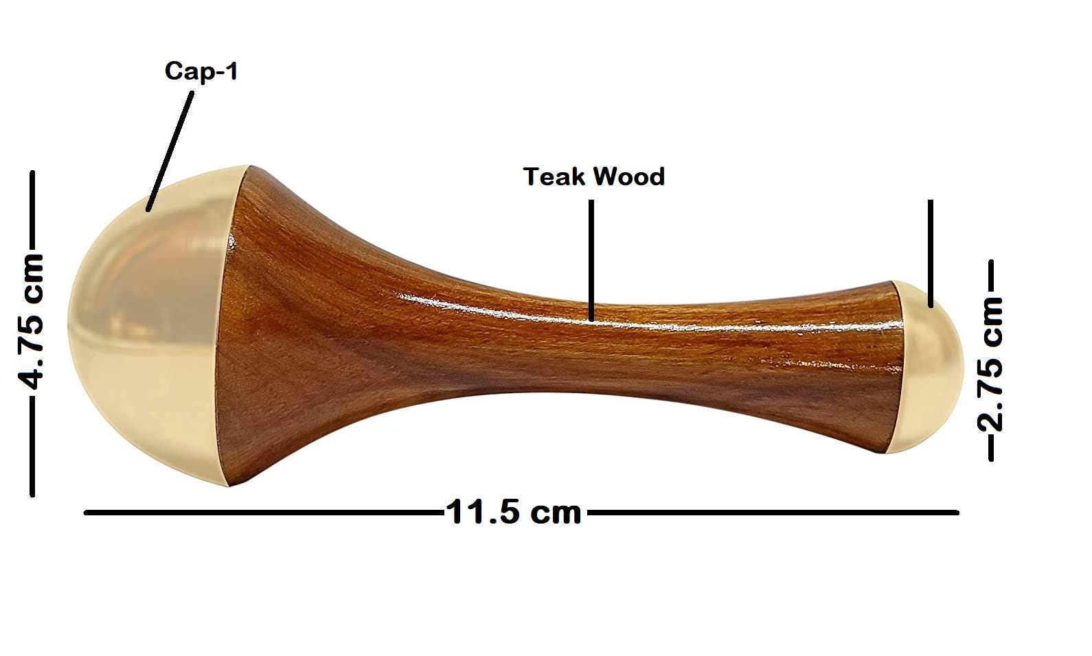 Ayurvedic Kansa Wand 2in1 Face, Foot, Body and Marma Trigger Point ...