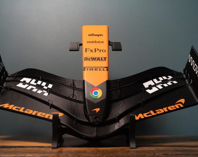 Mclaren F1 Front Wing/spoiler Replica Model | Wall Decoration Display ...