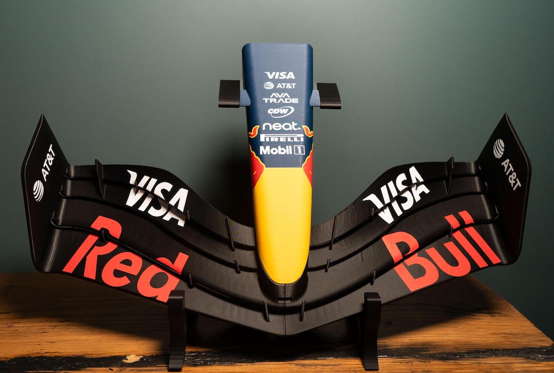Red Bull F1 Front Wing/spoiler Replica Model | Wall Decoration Display ...