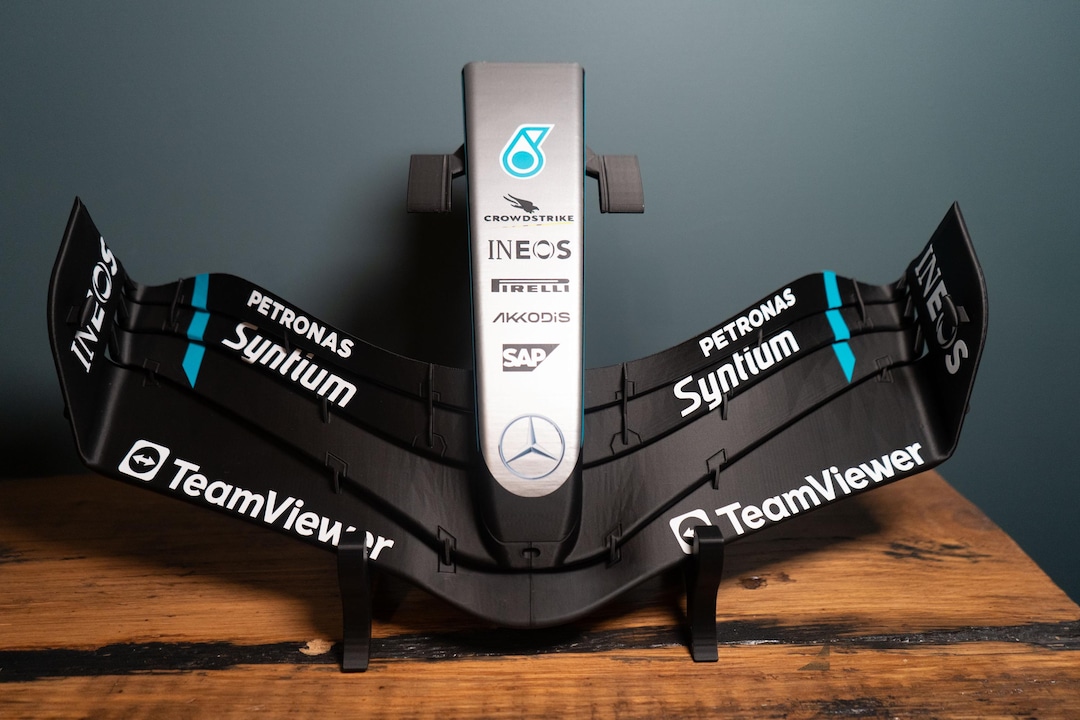 Mercedes F1 Front Wing/spoiler Replica Model | Wall Decoration Display ...