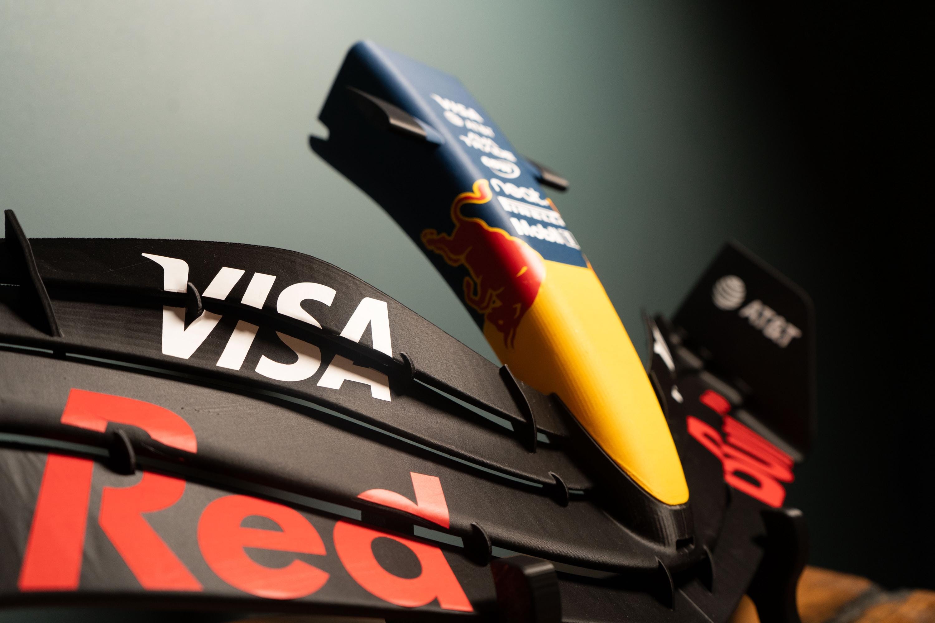Red Bull F1 Front Wing/spoiler Replica Model | Wall Decoration Display ...