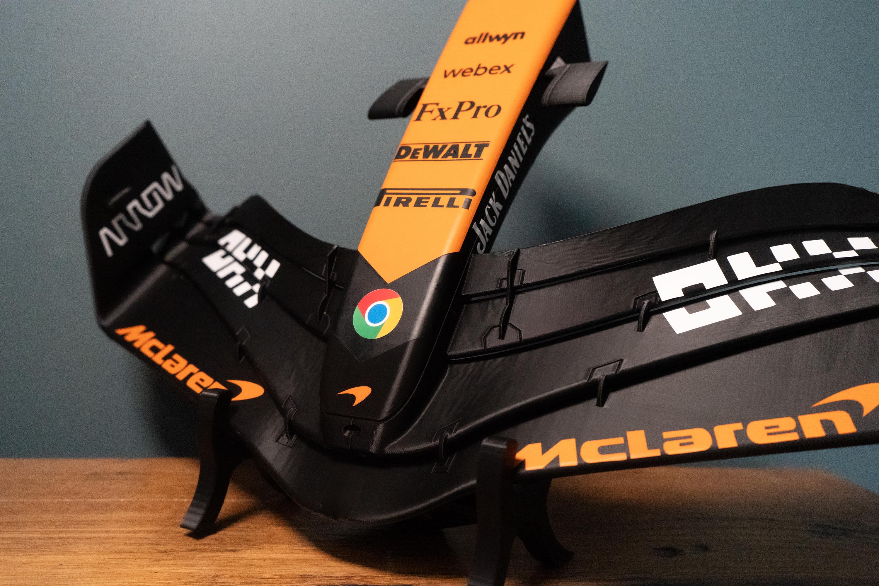 Mclaren F1 Front Wing/spoiler Replica Model | Wall Decoration Display ...