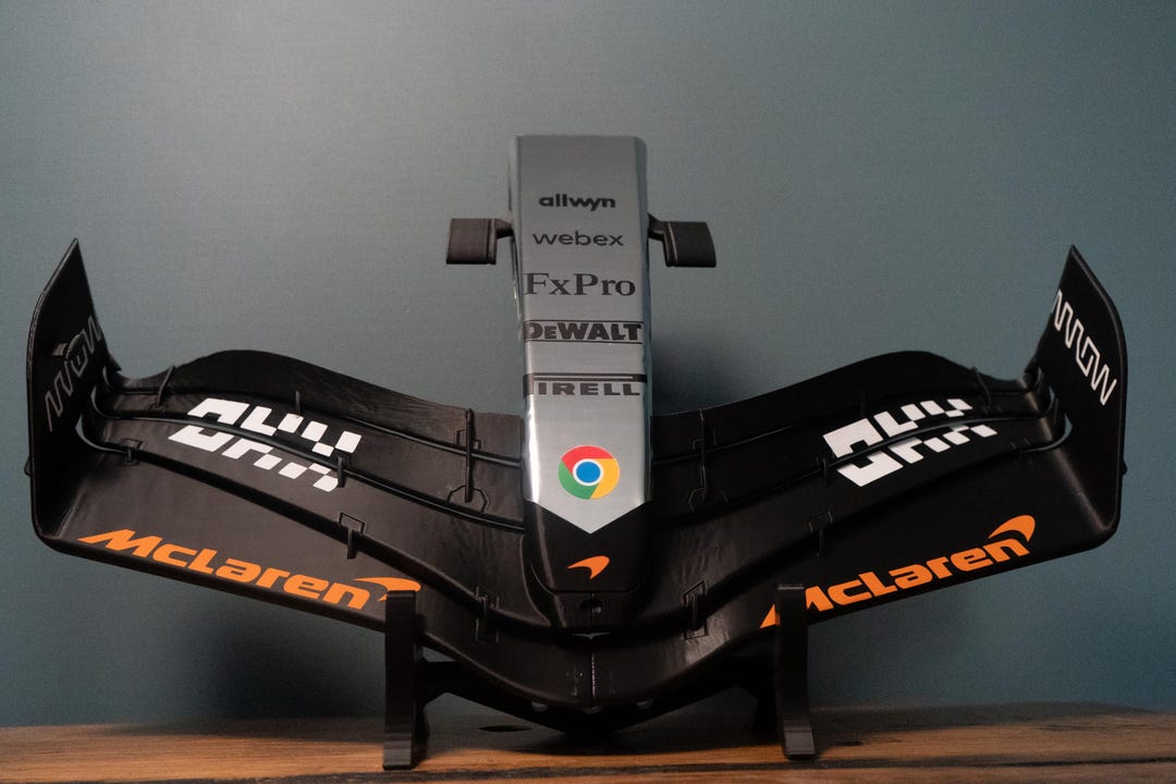 SILVERSTONE Mclaren F1 Front Wing/spoiler Replica | Wall Decoration ...