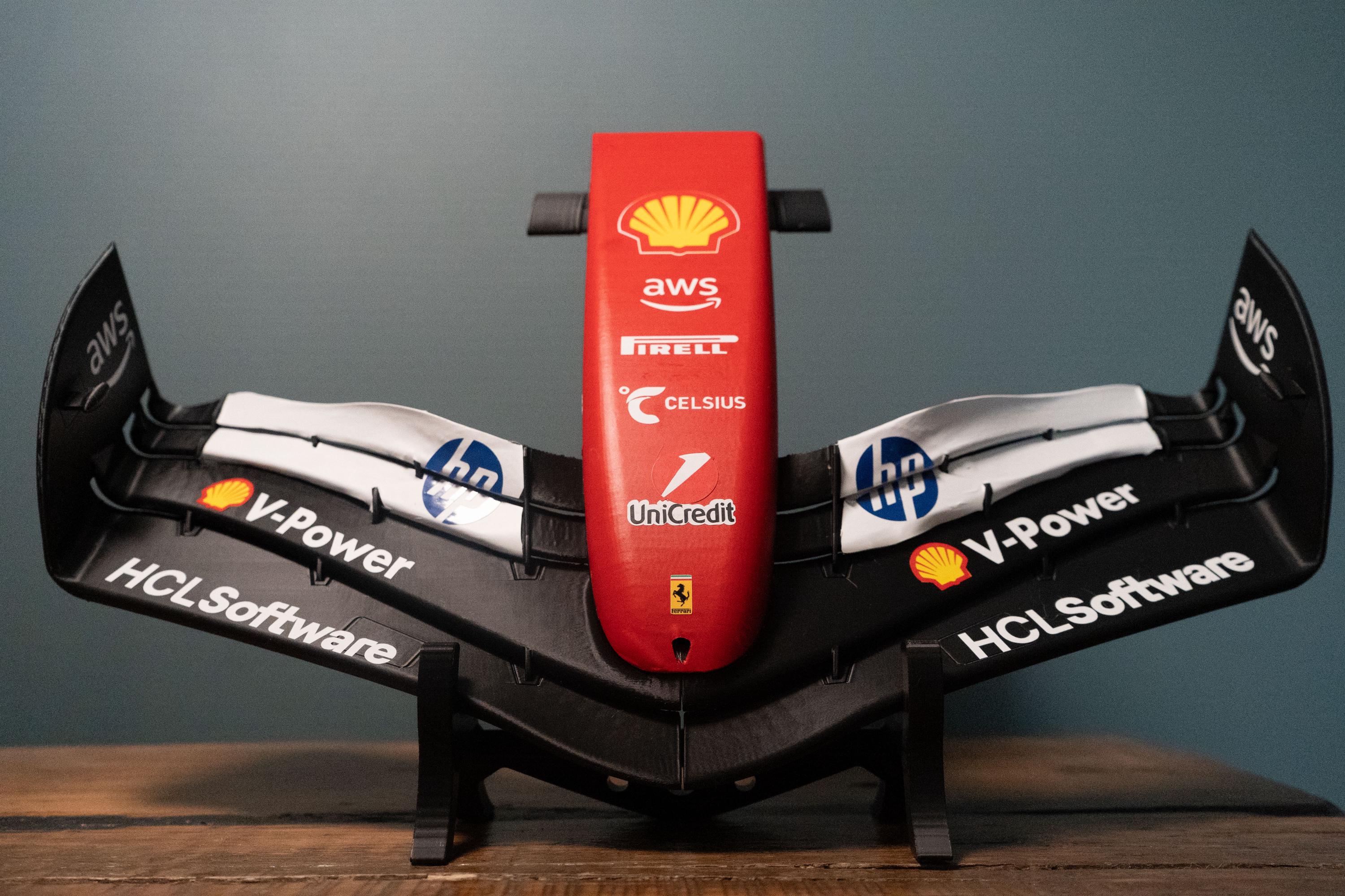 Ferrari F1 Front Wing/spoiler Replica Model | Wall Decoration Display ...