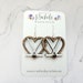 Hockey Sticks and Puck Heart Dangle Earring Svg, Digital Laser File ...