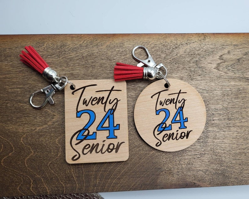 2024 SENIOR KEYCHAINS 4 Options 2 Magnet Options Digital - Etsy