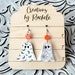 Little Clear Ghost Dangle Earrings, Digital Laser File, Svg, Glowforge ...