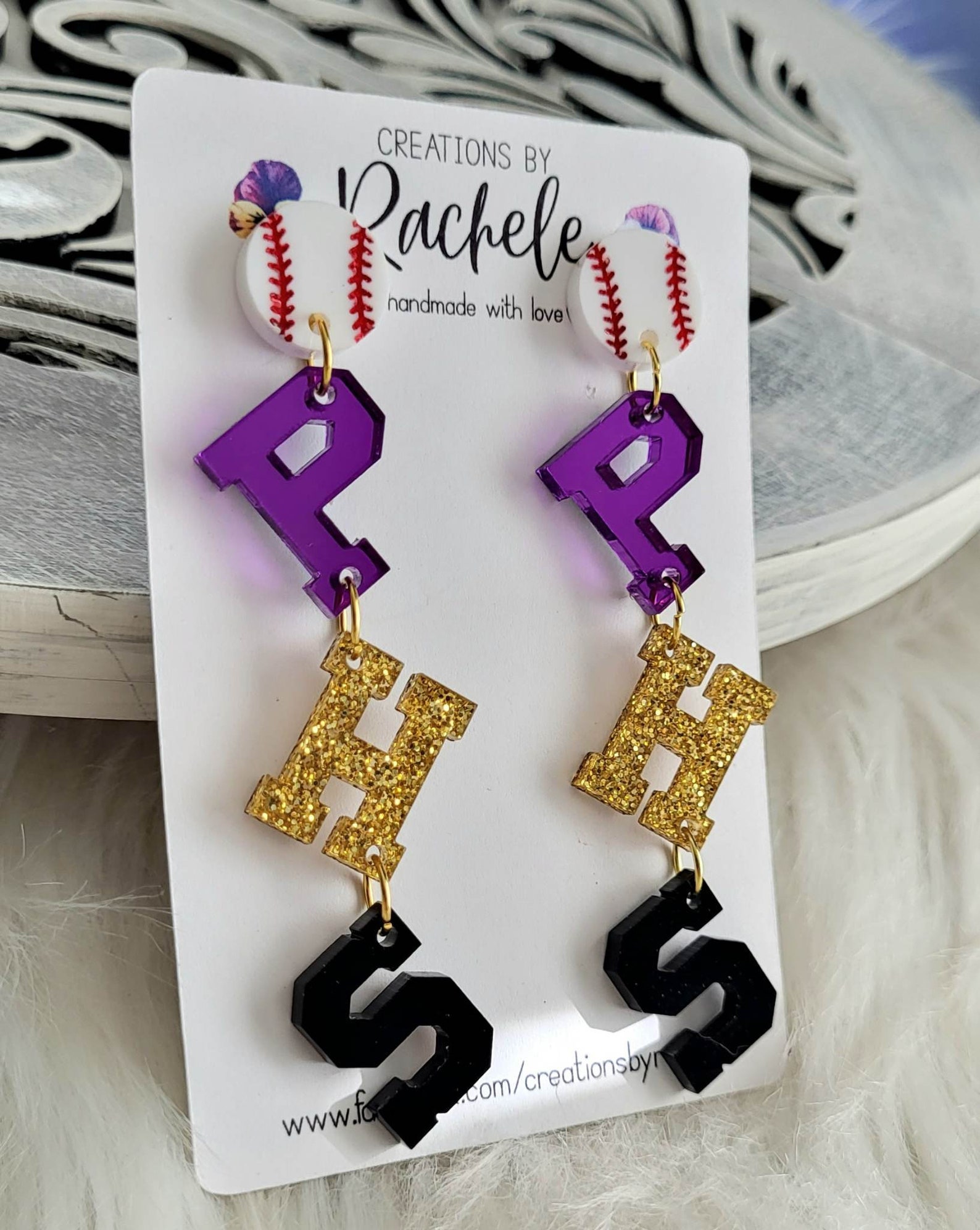 Sports School Team Letters Dangle Earring, Digital Laser File, Svg ...