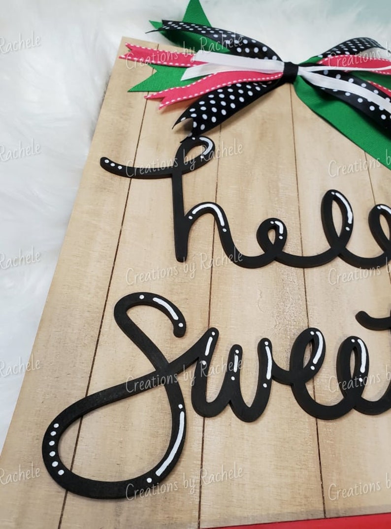 Hello Sweetie Watermelon Door Decor Laser File Svg Etsy
