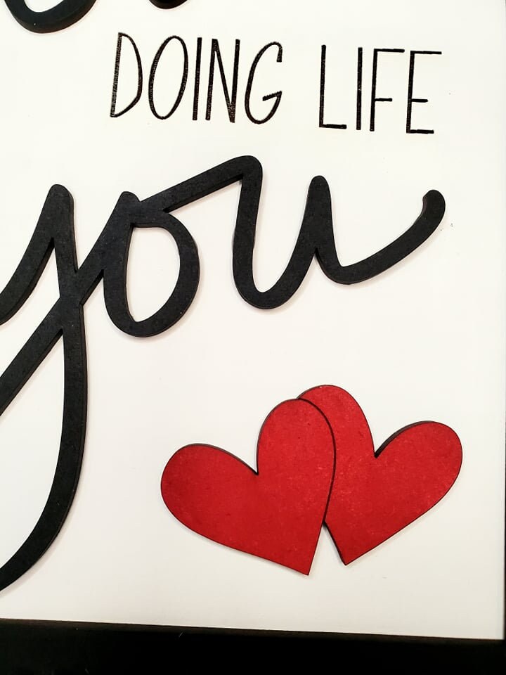 I Love Doing Life With You, Home Decor, Digital Laser File, Svg ...