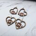 Heart With Football Dangle Earrings File, 2 Versions Digital Laser File ...