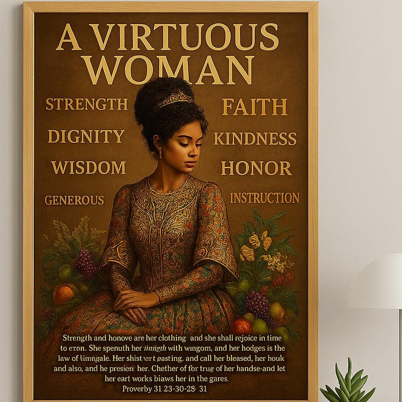 A Virtuous Woman - Etsy