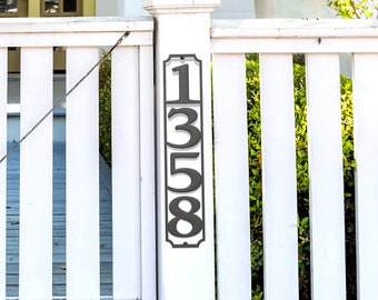 Vertical House Numbers - Etsy