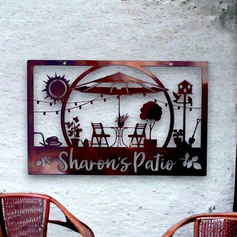 Personalized Patio Signs - Etsy