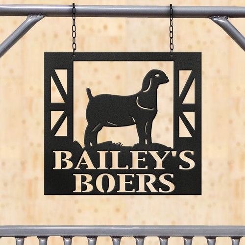 Boer Goat Farm Sign - Etsy