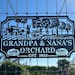 Custom Metal Orchard Sign, Personalized Gifts for Grandparents Garden ...