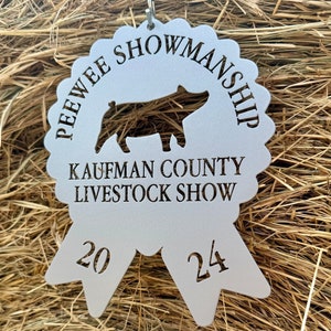 Customizable Metal Livestock Award, Pick Your Breed Showmanship Awards ...