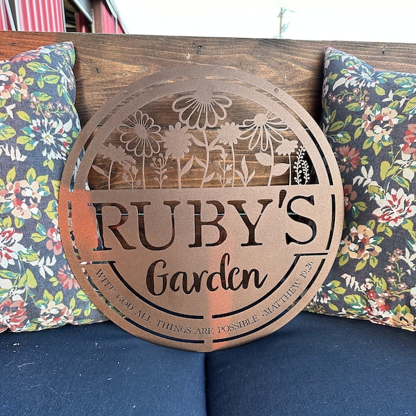 Garden Signs Personalized - Etsy