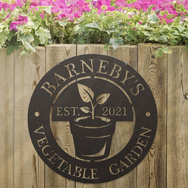 Metal Garden Signs - Etsy