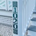 Custom Ornamental House Numbers, Metal Vertical Mailbox Numbers - Etsy