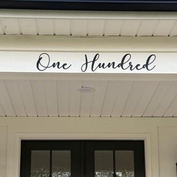 Cursive House Numbers - Etsy