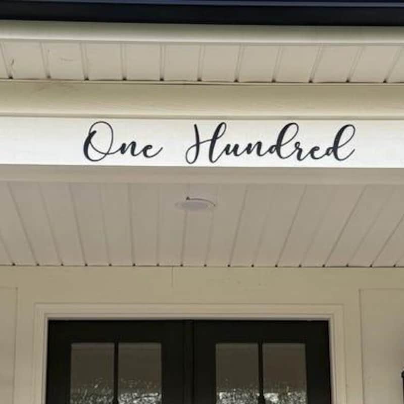 Cursive House Numbers - Etsy