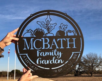 Metal Vegetable Garden Signs - Etsy