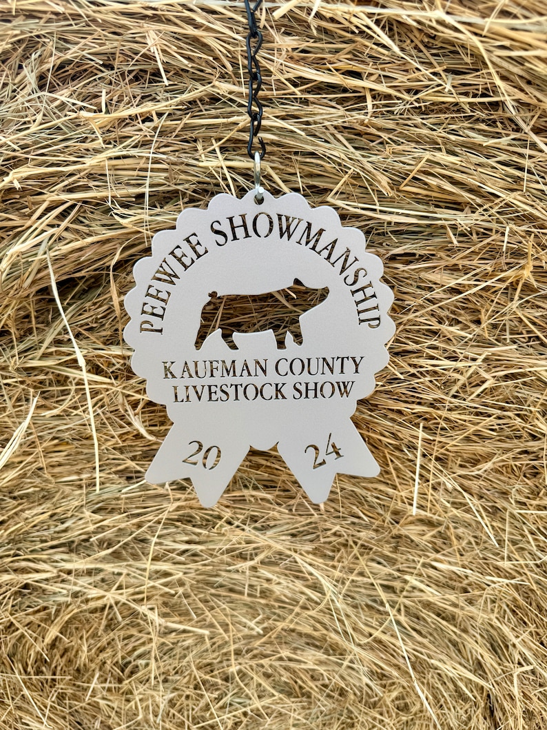 Customizable Metal Livestock Award, Pick Your Breed Showmanship Awards ...