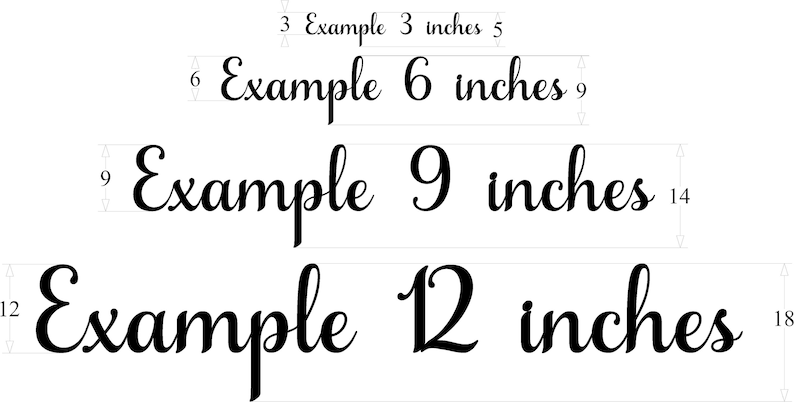 Custom Script Words Estate Style Word Art - Etsy