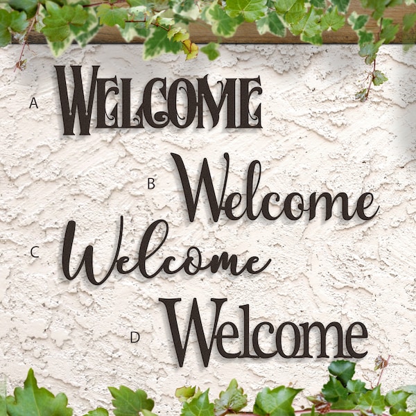 Outdoor Welcome Sign - Etsy