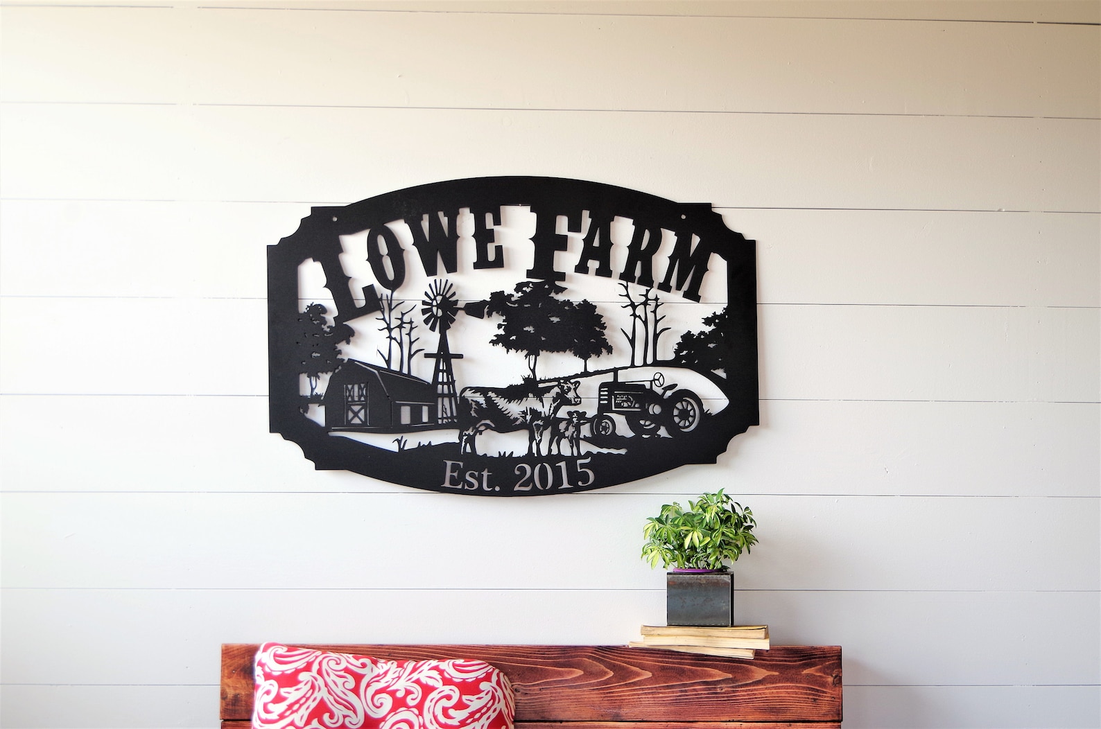 Family Name Custom Metal Farm Sign, Personalized Farming Sign LMW-16-15 ...