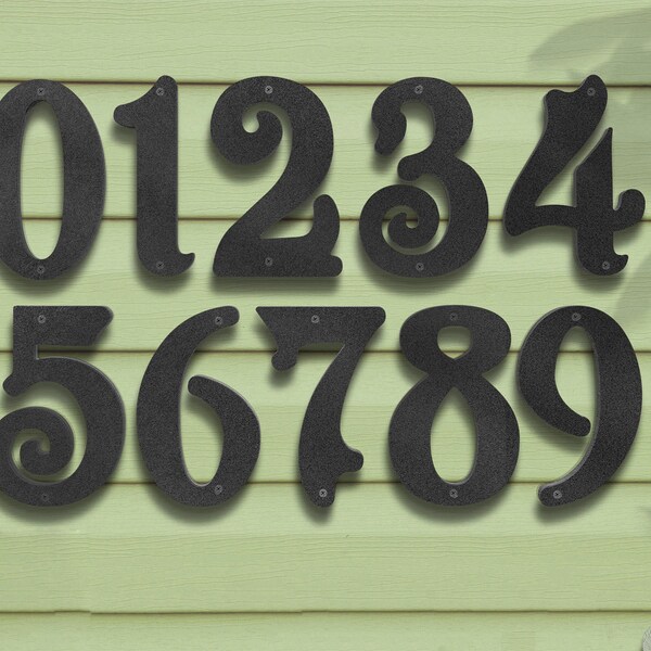 Metal House Numbers - Etsy