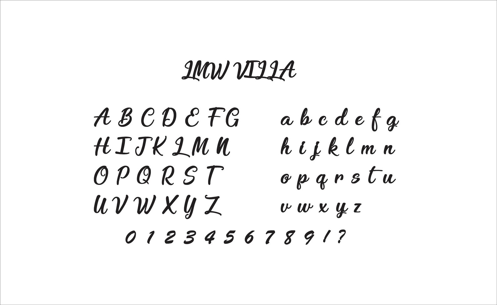 Custom Wall Art Metal Villa Script Font - Etsy