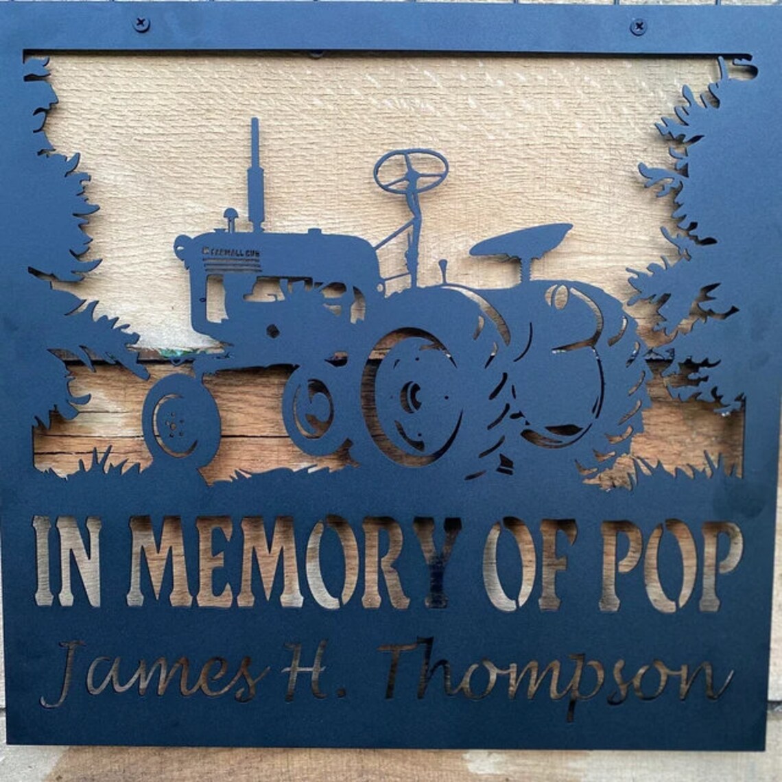 Custom Metal Tractor Sign Metal Tractor Sign Indoor or - Etsy