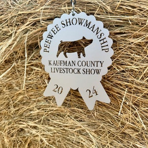 Customizable Metal Livestock Award, Pick Your Breed Showmanship Awards ...