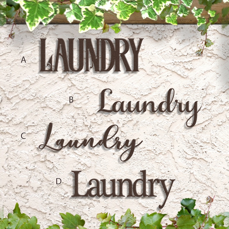 Hanging Laundry Sign - Etsy