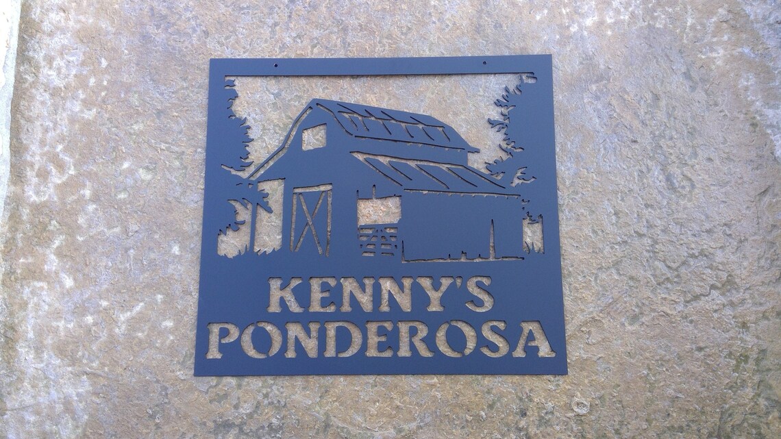 Custom Metal Barn Sign Metal Farm Sign Barn Indoor or - Etsy