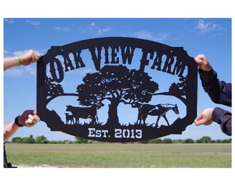 Oak Tree Sign | Etsy