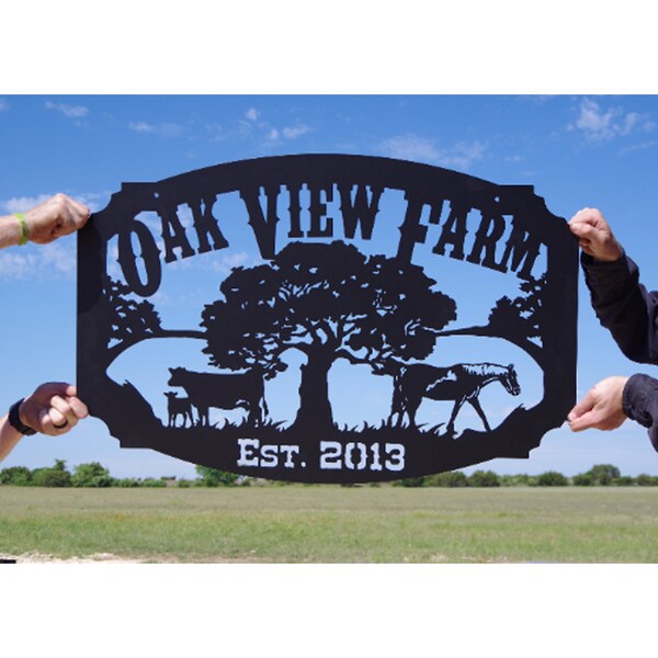 Oak Tree Sign - Etsy