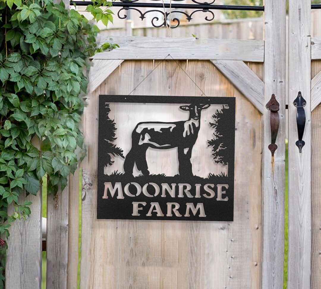 Metal Show Sheep, Hampshire Lamb Custom Sheep Sign - Etsy