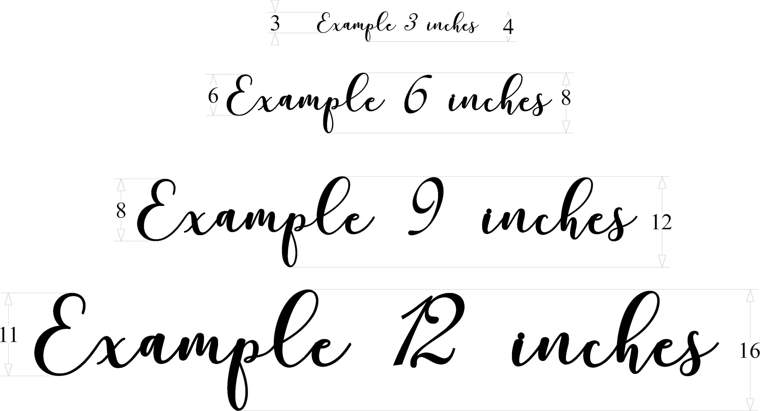 Custom Script House Numbers Haven Style Home Address Sign | Etsy