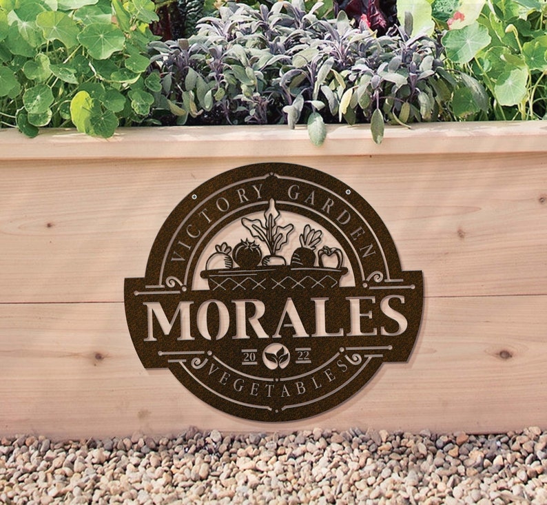 Custom Vegetable Garden Sign Metal Vegetable Stand Signs - Etsy