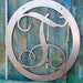 Metal Monogram Framed Initial Door Letter Sign Hanger - Etsy