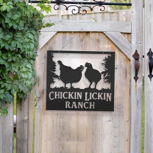 Broiler Chicken Farm Sign Show Chicken Custom Metal | Etsy