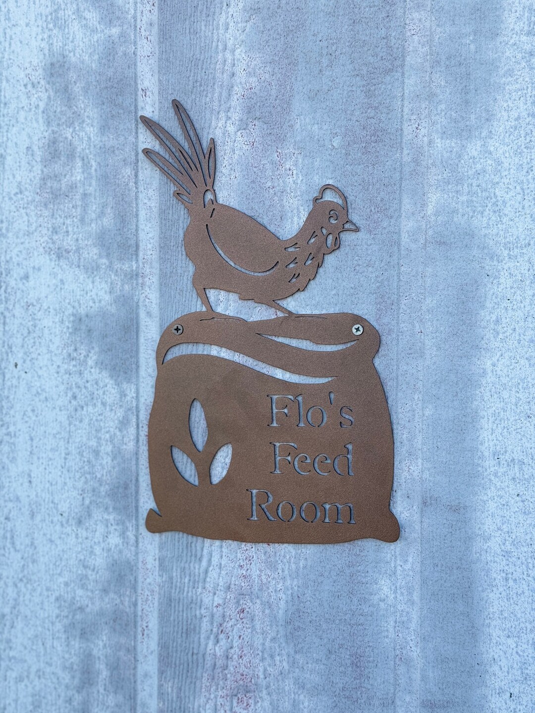 Custom Feed Room Sign, Metal Personalized Barn Decorations - Etsy