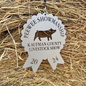 Customizable Metal Livestock Award, Pick Your Breed Showmanship Awards ...