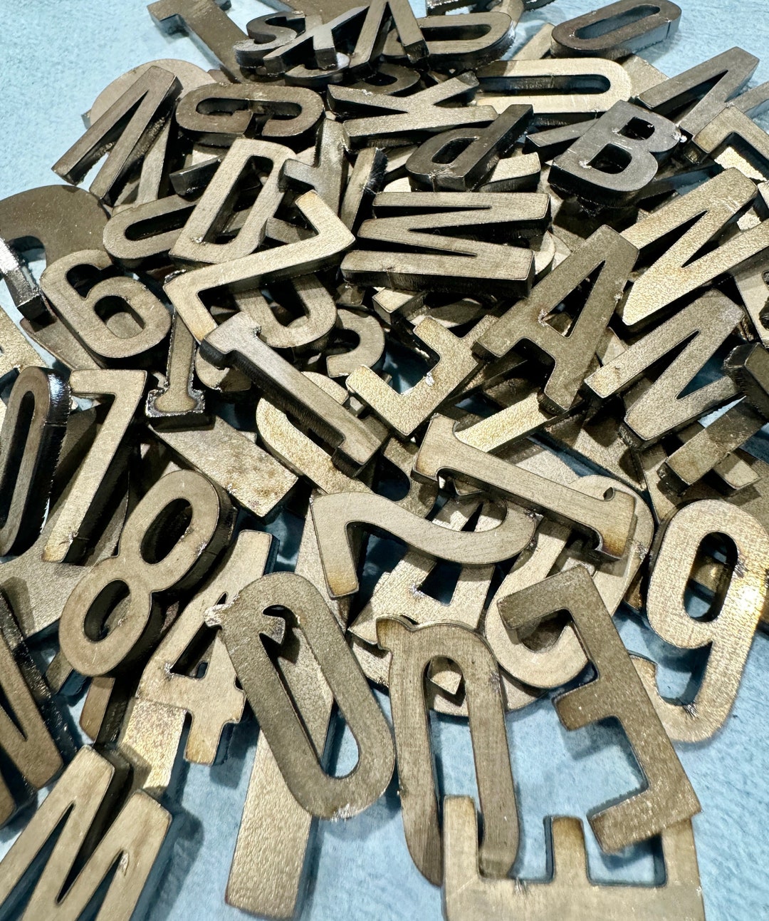 Modern Font Individual Metal Letters, 11 Gauge Steel Craft Letters - Etsy