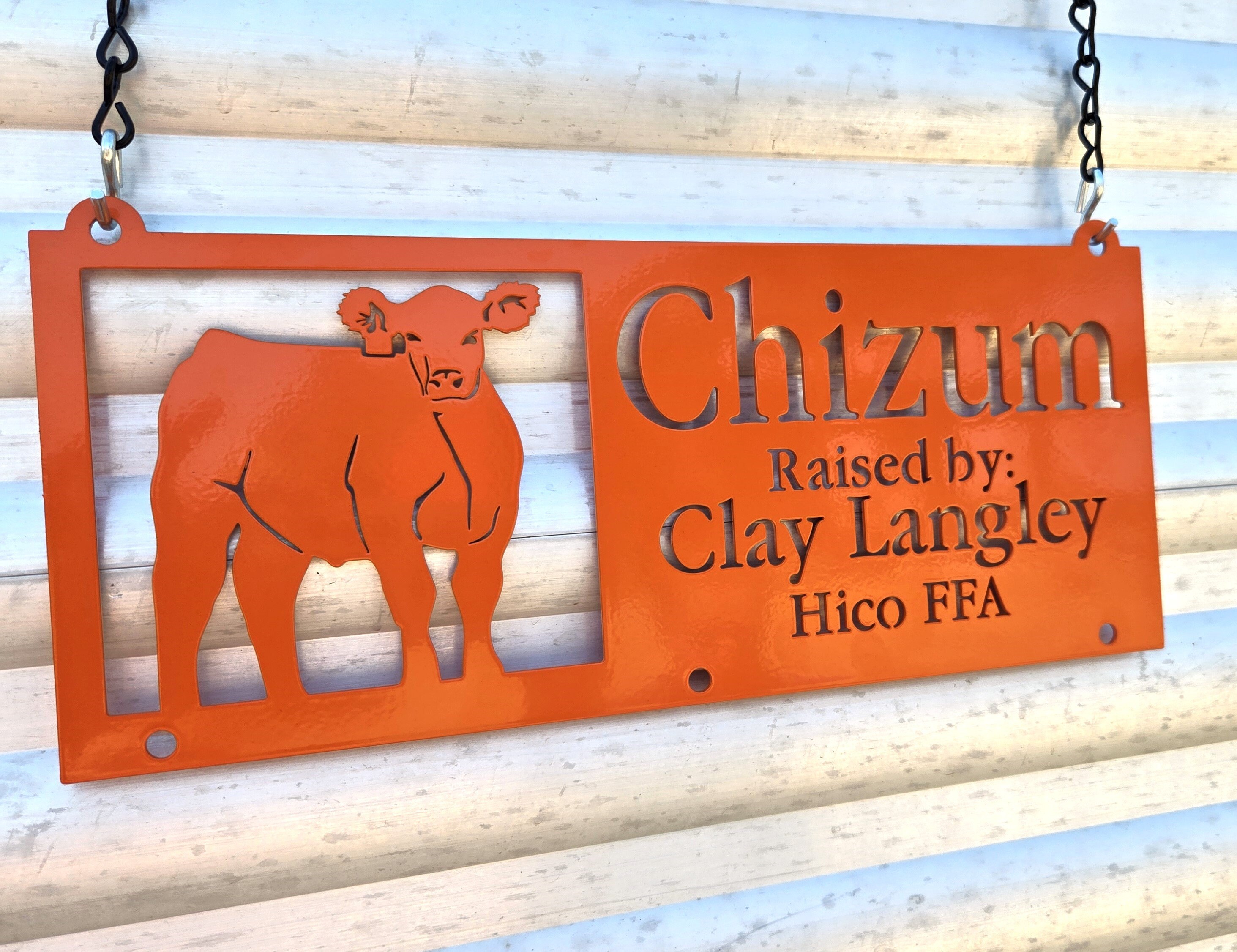 Custom Metal Stock Show Sign – Personalized Livestock, Animal & Text - Etsy